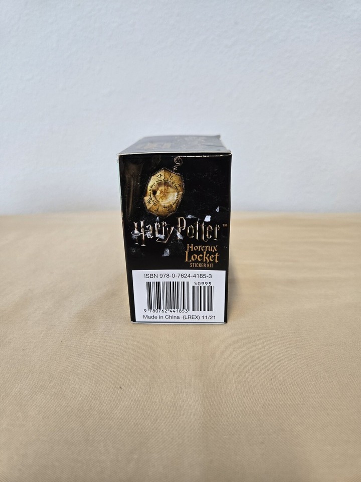 Harry Potter Horcrux Locket Necklace + Sticker Kit 2016 New Sealed Box ...