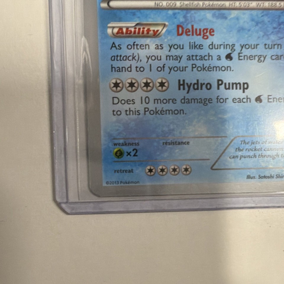 The Pokémon Company Blastoise Rare Deck Exclusives 016/101 Regular ...