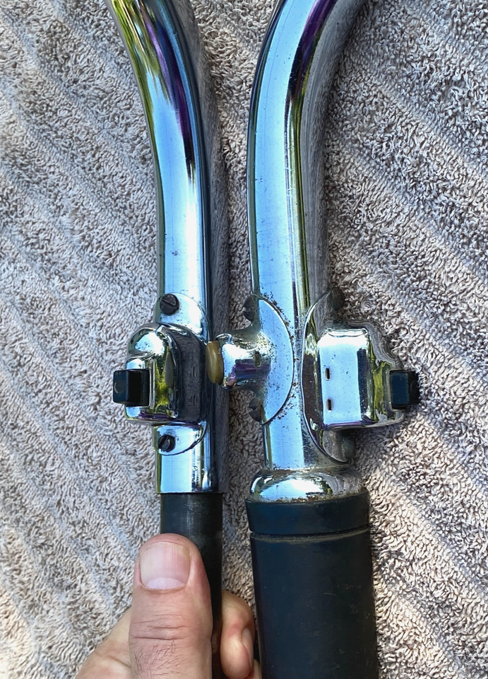 Panhead Handlebars w/ riser Shovelhead OEM FLH Harley Davidson | eBay