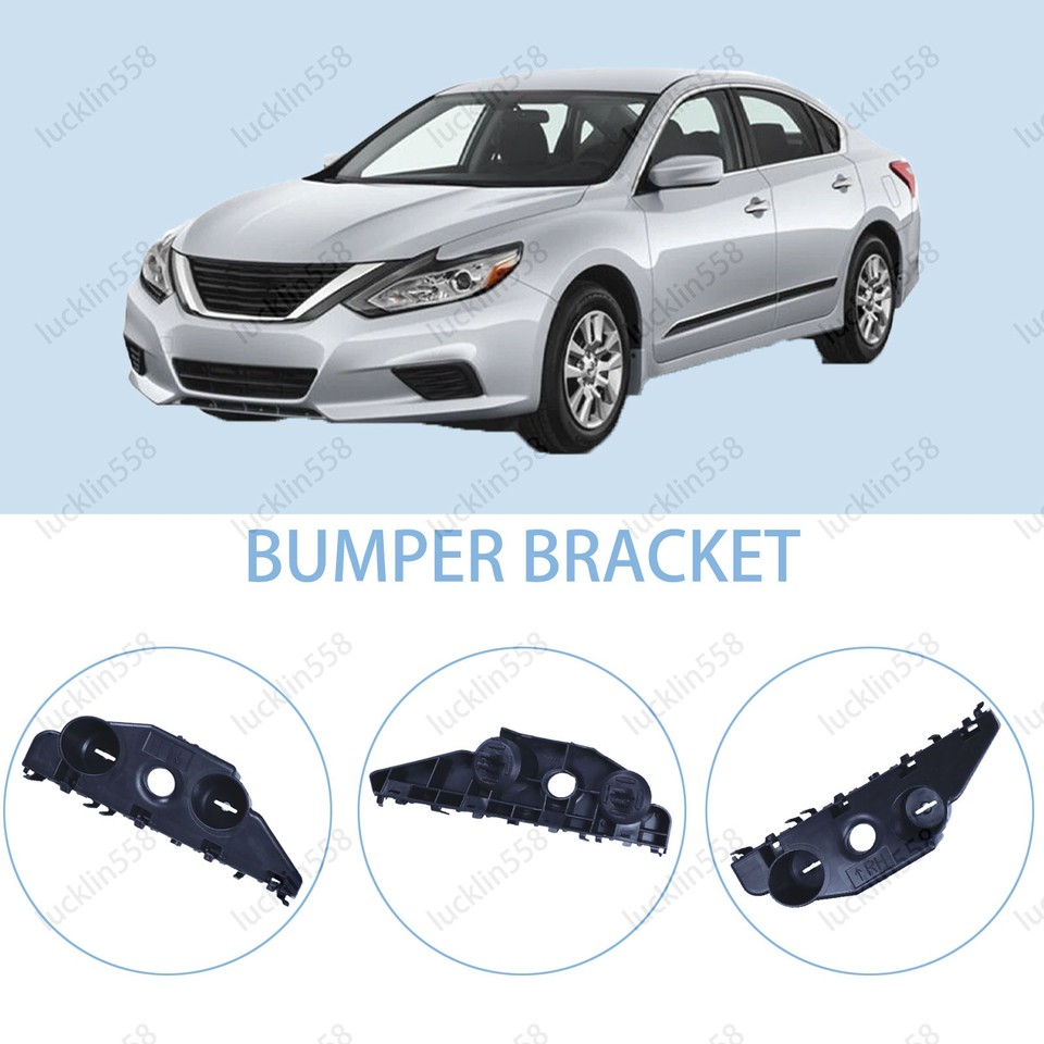 Pair Front Bumper Bracket Retainer Hold Mount For 2016 2017 2018 Nissan ...