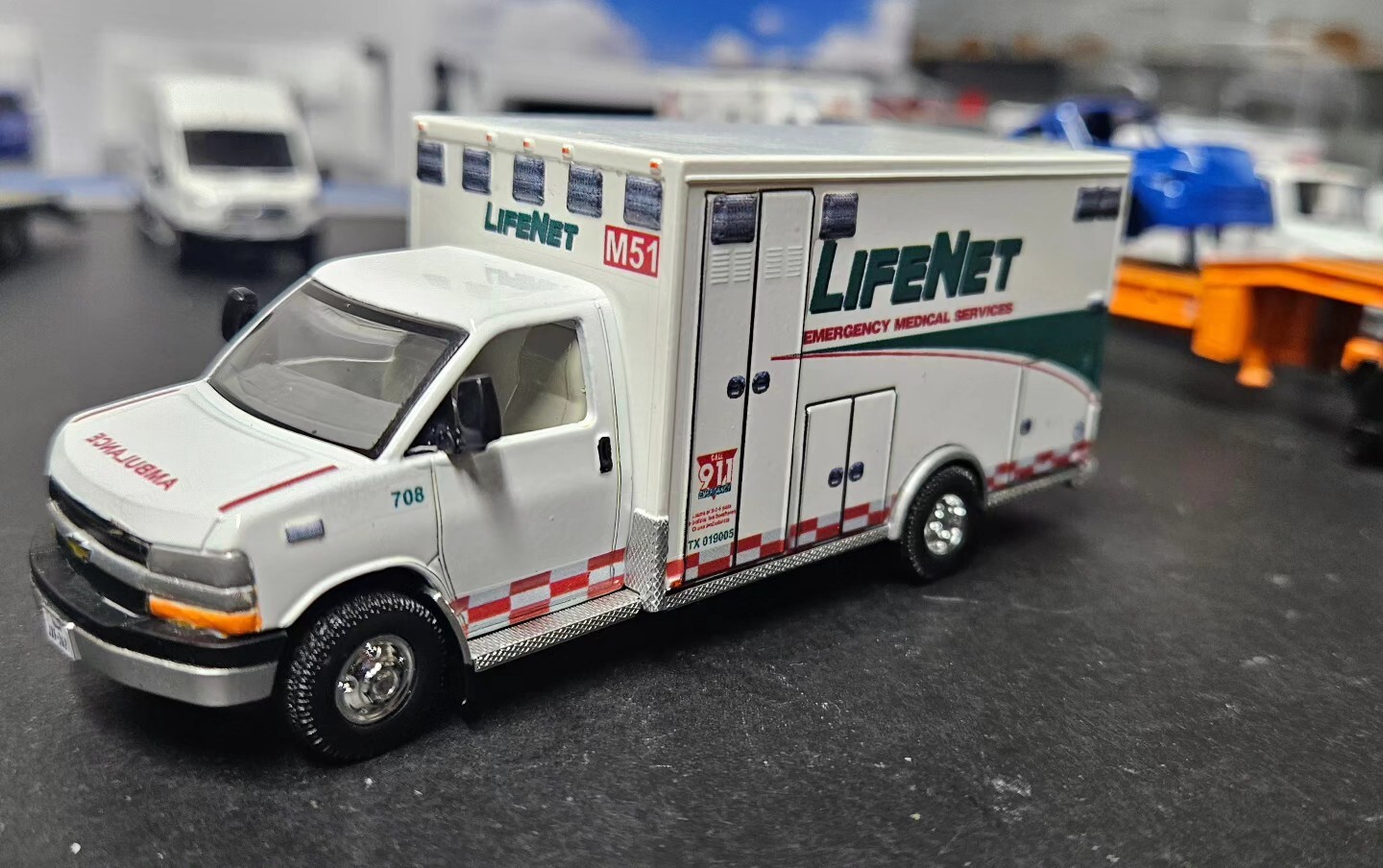 Code 3 / Greenlight /Hallmark- 1/64 LifeNet Ambulance Waterslide Decals ...