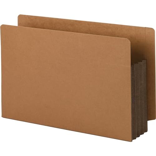 End Tab File Pocket, Reinforced Straight-Cut Tab, 3-1/2" Expansion ...