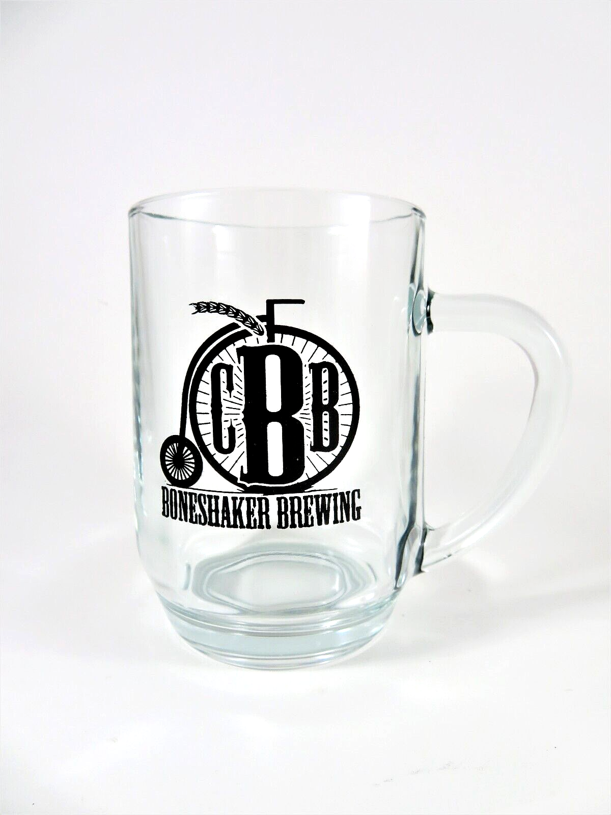 Craft Beer Brew Mug Boneshaker Brewing Clear Glass 18 Ounce Large ...