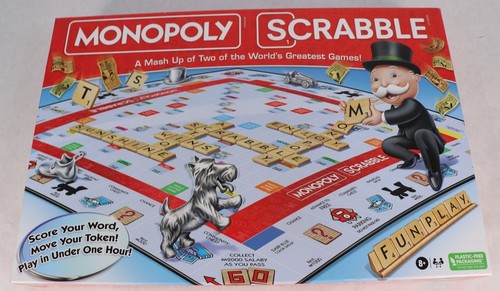 Monopoly Scrabble Mash Up Board Game New | eBay