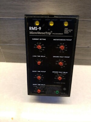 GE RMS-9 Micro Versa Trip Programmer Trip Unit Used | eBay