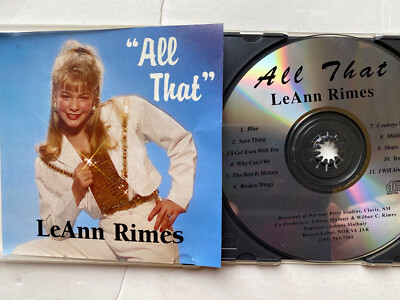 LeAnn Rimes All That CD Indie Label Release | eBay