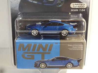 MINI GT #568 - BLUE - FORD SHELBY GT500 DRAGON SNAKE CONCEPT - USA ...