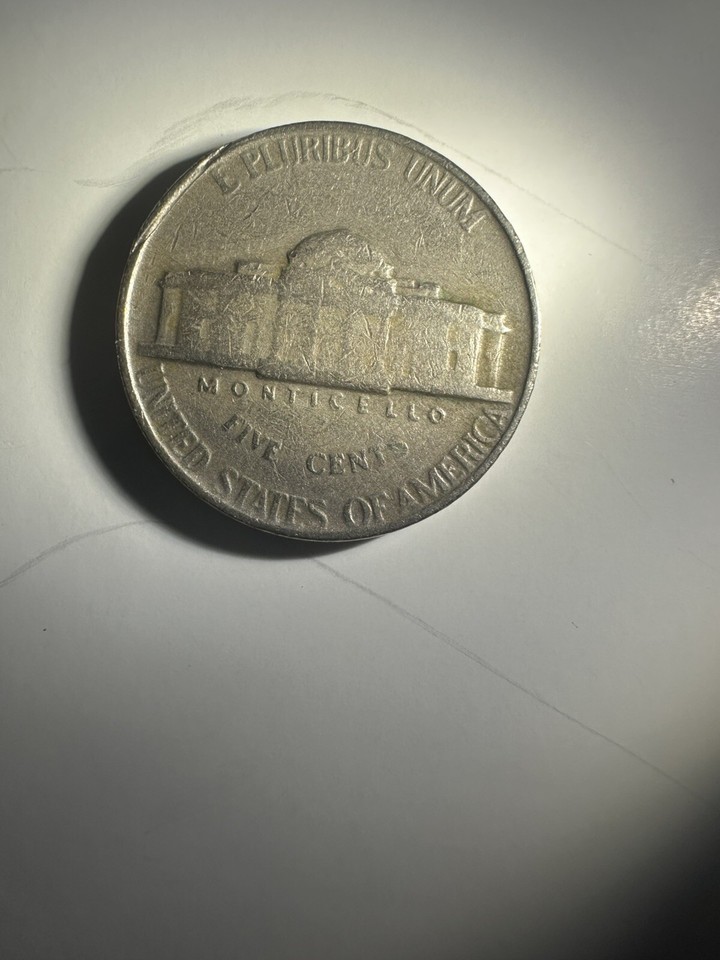 1953 Jefferson Nickel Rare Coin Error No Mint Mark | eBay