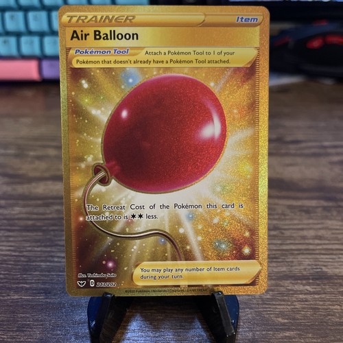 Pokémon TCG Air Balloon Sword & Shield Base Set 213/202 Holo Secret ...