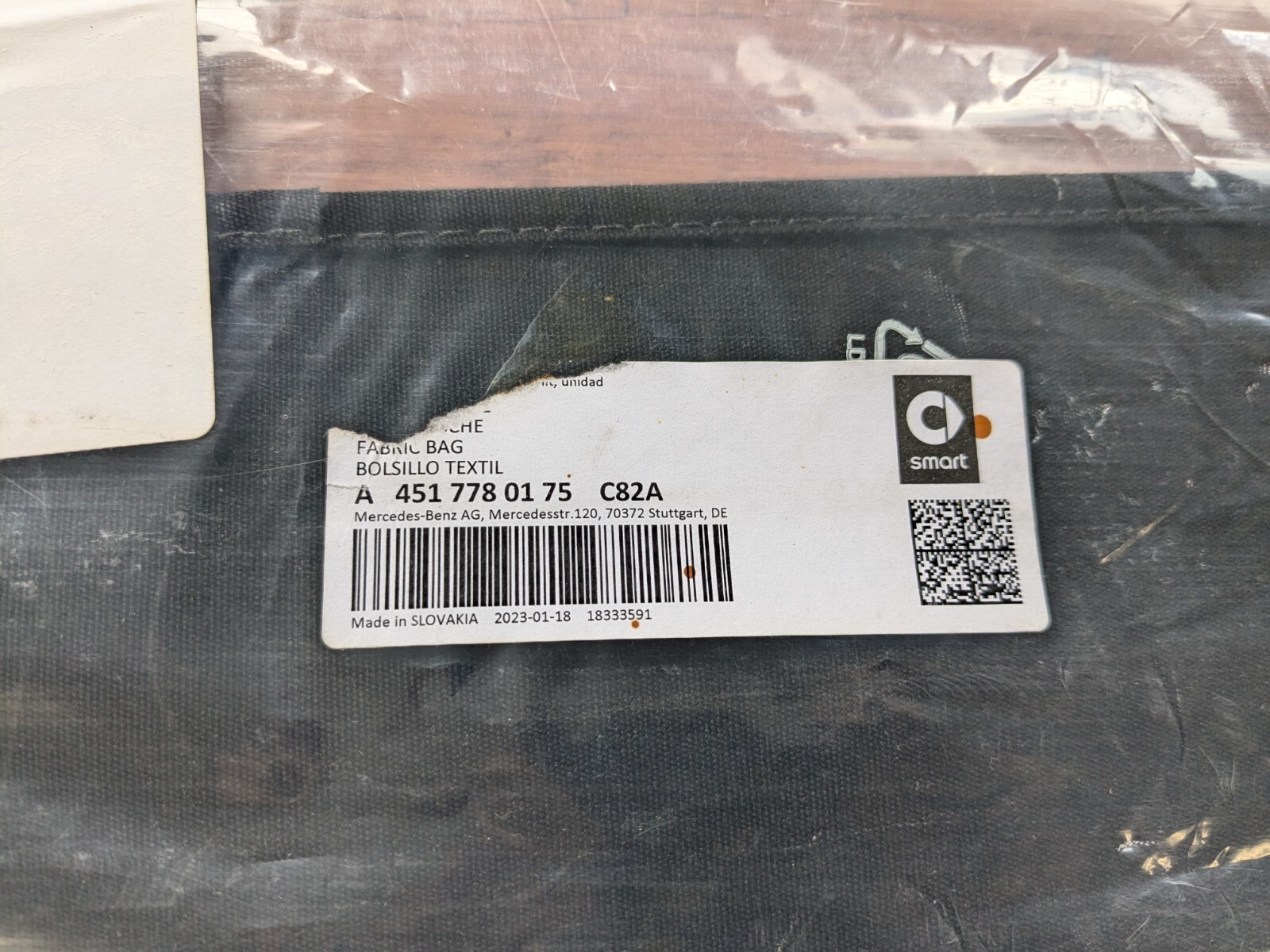 2007 - 2015 Smart Car rear convertible top OEM 451-778-01-75-C82A | eBay