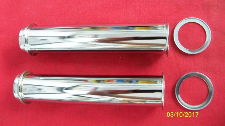 1966-68 TRIUMPH T120 NEW PUSHROD TUBES 70-6000 W/BOTTOM CUPS 70-4746 ...