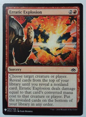 Erratic Explosion *Common* Magic MtG x1 Mystery Booster | eBay