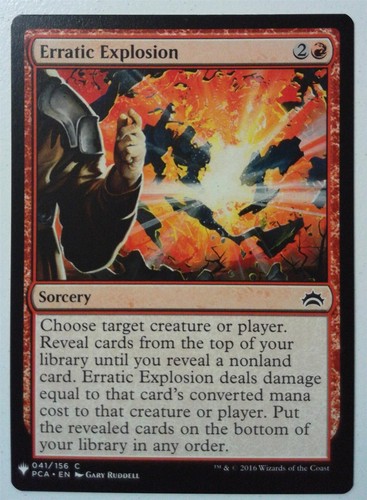 Erratic Explosion *Common* Magic MtG x1 Mystery Booster | eBay