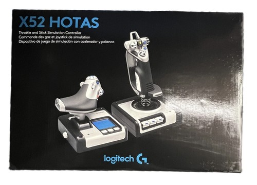 New Logitech G Saitek X52 HOTAS Throttle and Stick Flight Control ...