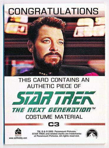 Star Trek TNG Quotable Commander William Riker From The Archives ...