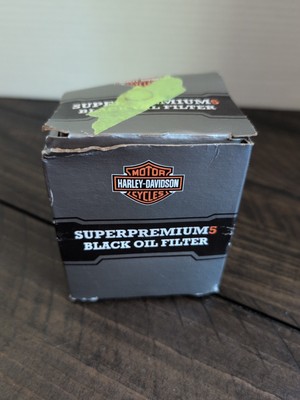 Harley-Davidson New Super Premium 5 Black Oil Filter 63731-99A Open Box ...