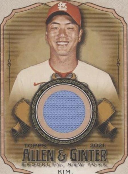 2021 Topps Allen & Ginter's - Full Size Relics B Kwang-Hyun Kim #AGA ...