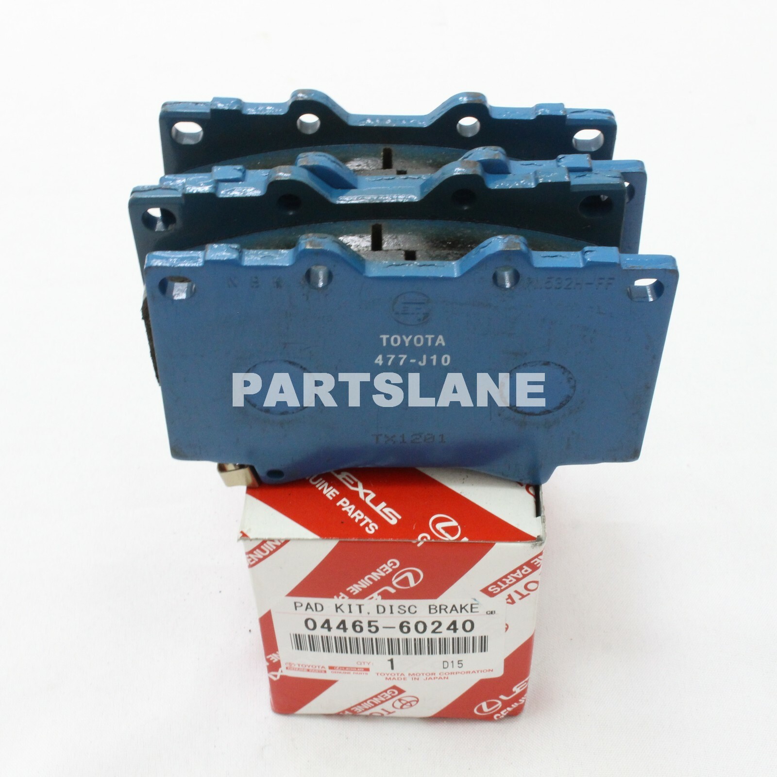 Toyota Land Cruiser HDJ100 OEM Genuine Front Disc Brake Pad Kit 04465 ...