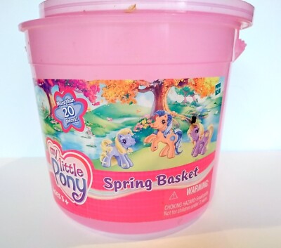 My Little Pony BUCKET - EMPTY & RARE 1998 Preowned | eBay Australia