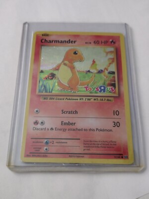 2016 SEALED Charmander 9/108 VHTF Awesome Swirl TOYS R US Stamped ...