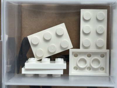 LEGO Parts - White Plate 2 x 3 - No 3021 - QTY 5 | eBay