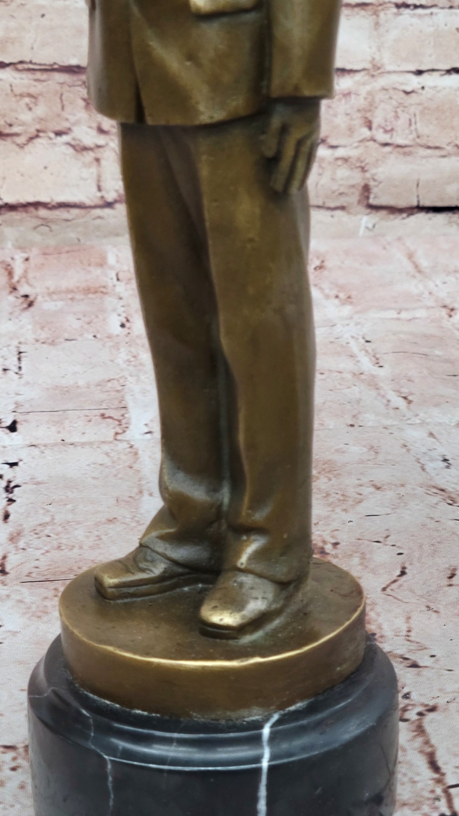 Bronze Saluting Soldier Statue – Military or Police Officer in Uniform ...