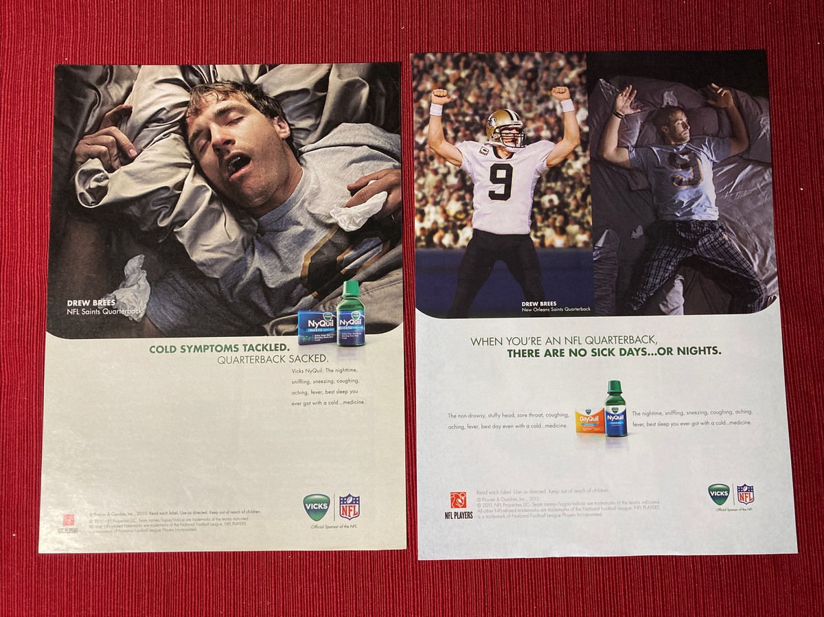 Nyquil Ad Drew Brees