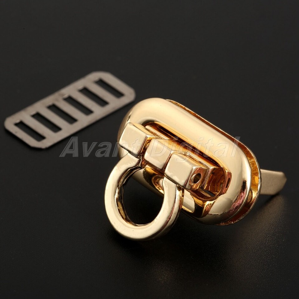 Metal Clasp Turn Lock 4Colors Twist Lock For DIY Craft Handbag Bag ...