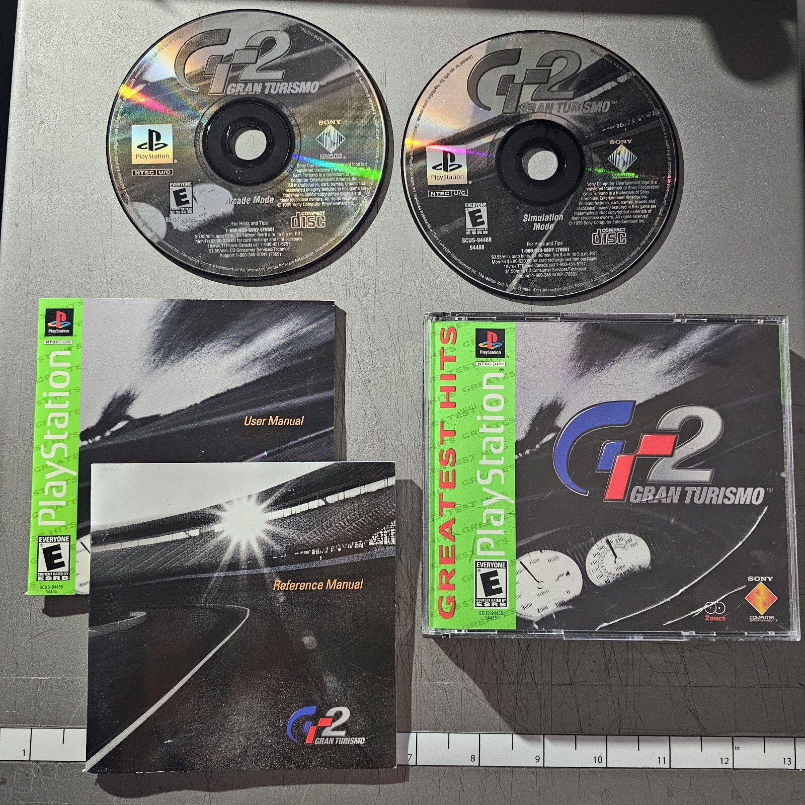 Gran Turismo 2 PS1 PlayStation 1 Greatest Hits - Complete CIB TESTED ...
