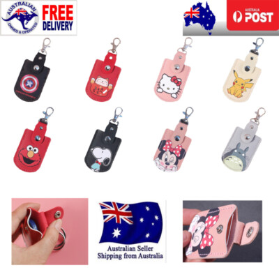 Mini Swipe Card Holder with key ring Mini Pouch with Car Key Chain ...