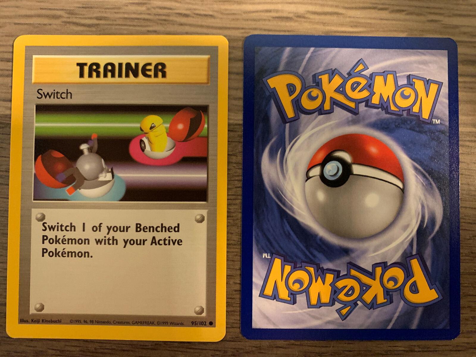 Pokemon Base Set Switch Trainer Common 95/102 | eBay