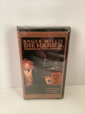 Die Hard 2 Widescreen Edition New Sealed VHS Clamshell Case Bruce ...