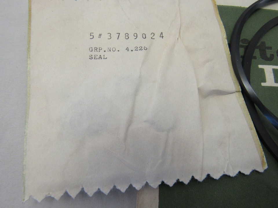 NOS 1962-65 Chevy Vette Impala Powerglide Trans Front Pump Gasket Kit ...