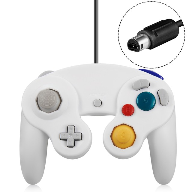 Classic Wired Dual Analog Shock NGC Controller Gamepad For Nintendo ...