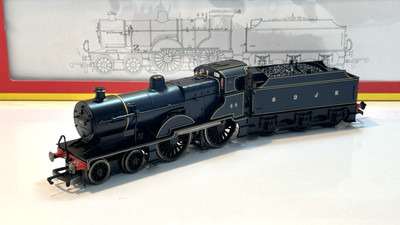HORNBY OO Gauge R2217 S & DJR 4-4-0 CLASS 2P LOCOMOTIVE '44' / LOVELY ...