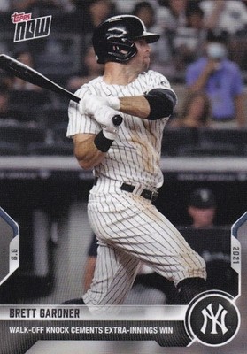 2021 TOPPS NOW #623 BRETT GARDNER- NEW YORK YANKEES | eBay