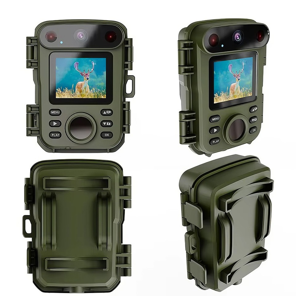 48MP Game Hunting Camera Recorder 940nm IR Night Vision Wildlife Trail ...