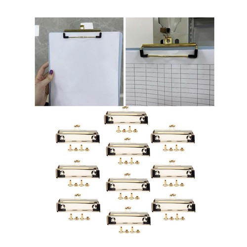 Clipboard Clamps Hardboard Clips Office Supplies with Rubber | eBay