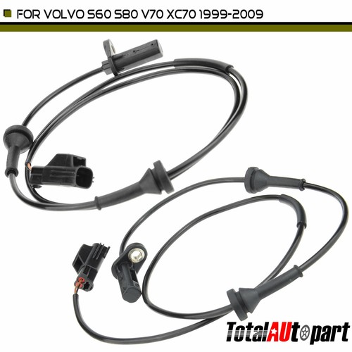 2x ABS Speed Sensors for Volvo S60 S80 V70 XC70 1999-2009 Front Left ...
