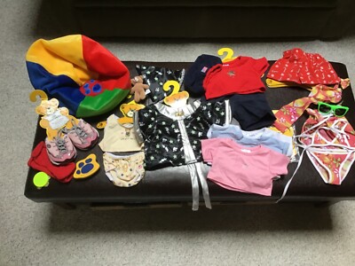 Build a Bear Lot including swimsuit, halloween wizard costume ...