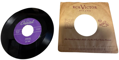 Capital Records Les Paul Mandolino 45 RPM Vinyl Record | eBay