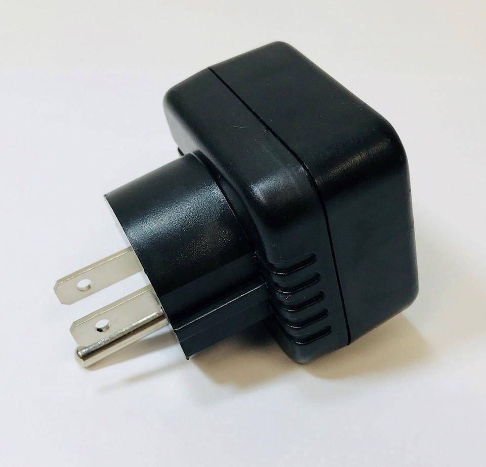 US Grounded Plug Adapter 2PK- Change Schuko European Plug into 3-Pin US ...
