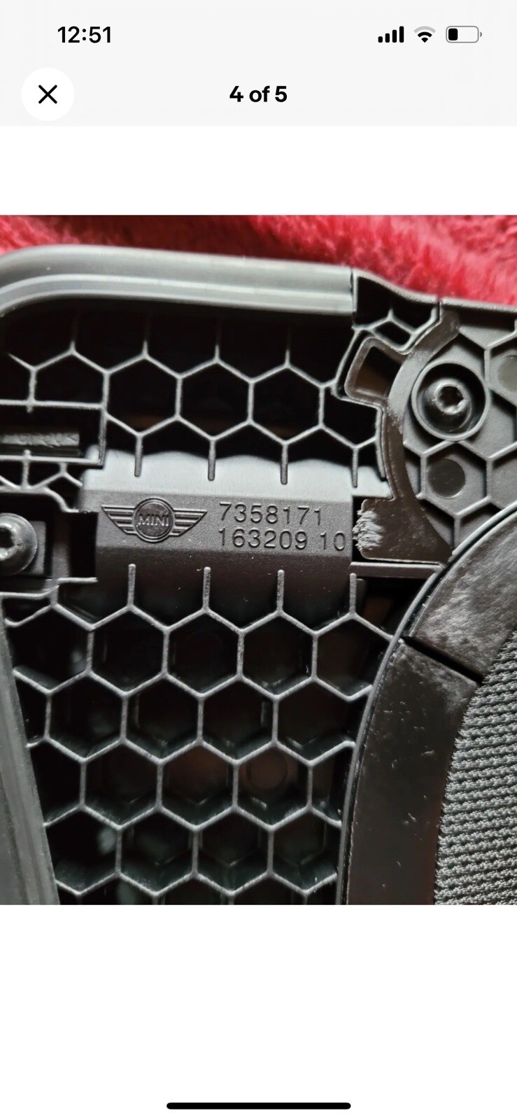 Original Windbreak Wind Deflector Mini Cooper F57 Cabriolet 7358171 | eBay