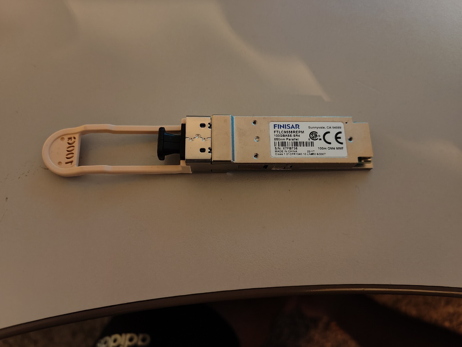 Finisar FTLC9551REPM 100m Parallel MMF 100G QSFP28 Optical Transceiver ...
