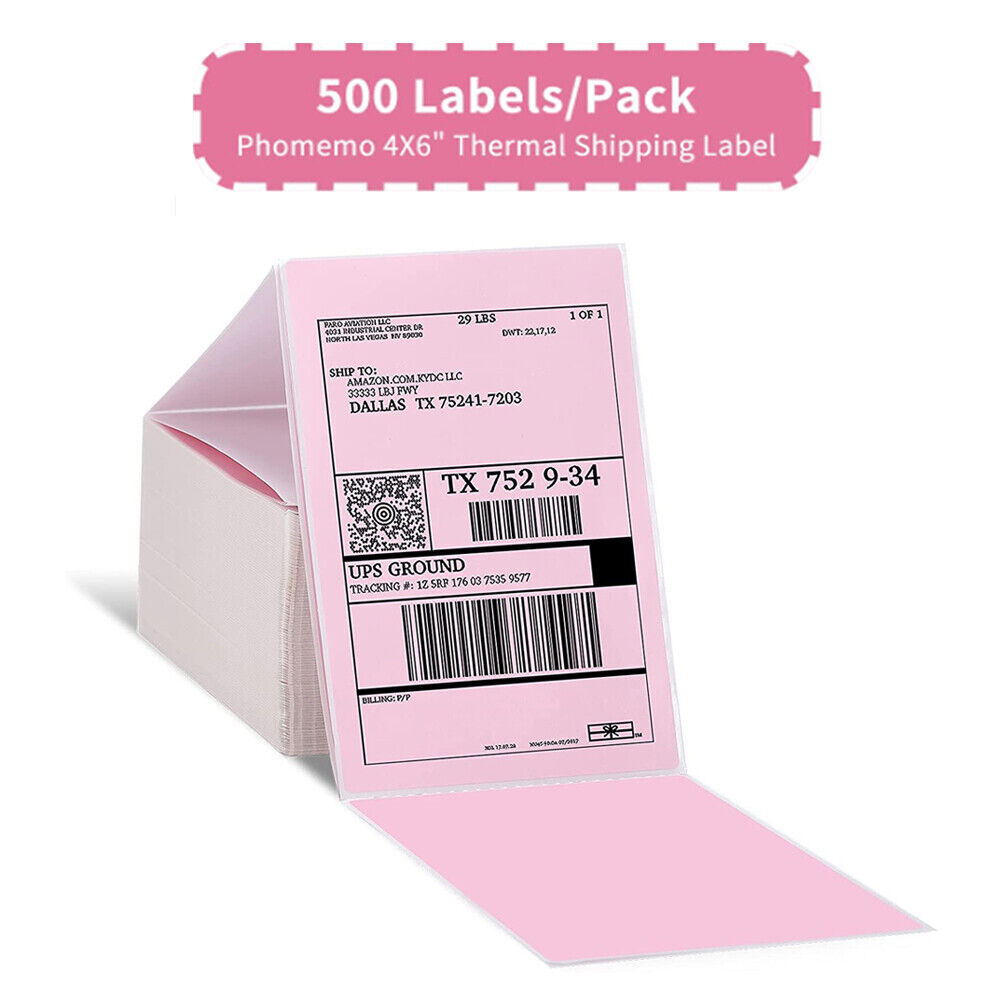 Phomemo Shipping Label Maker Bluetooth Thermal Address Label Printer ...