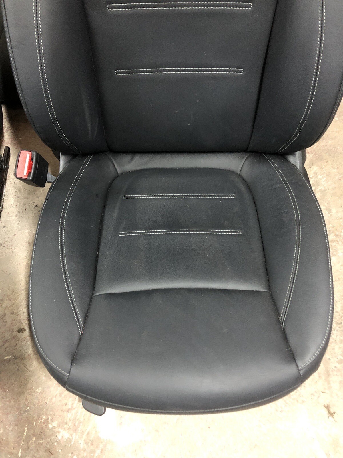 2019+ MERCEDES CLA W118 AMG LINE FULL BLACK LEATHER INTERIOR SEAT SET ...