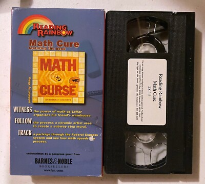 VHS: Reading Rainbow: Math Cure/Math Curse: Levar Burton | eBay