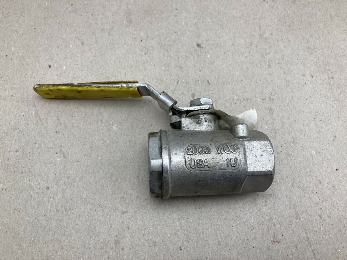 Apollo 1"NPT 316 SS Ball Valve with locking handle 2000 WOG , 76-105 ...