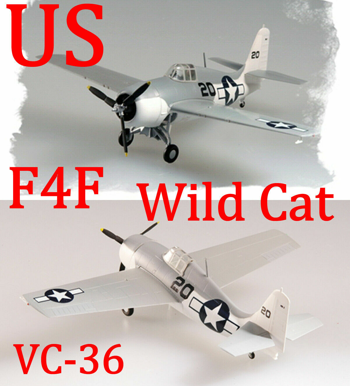 Easy Model 1/72 US F4F-4 Wild Cat VC-36 USS CORE Atlantic1944 #37250 | eBay
