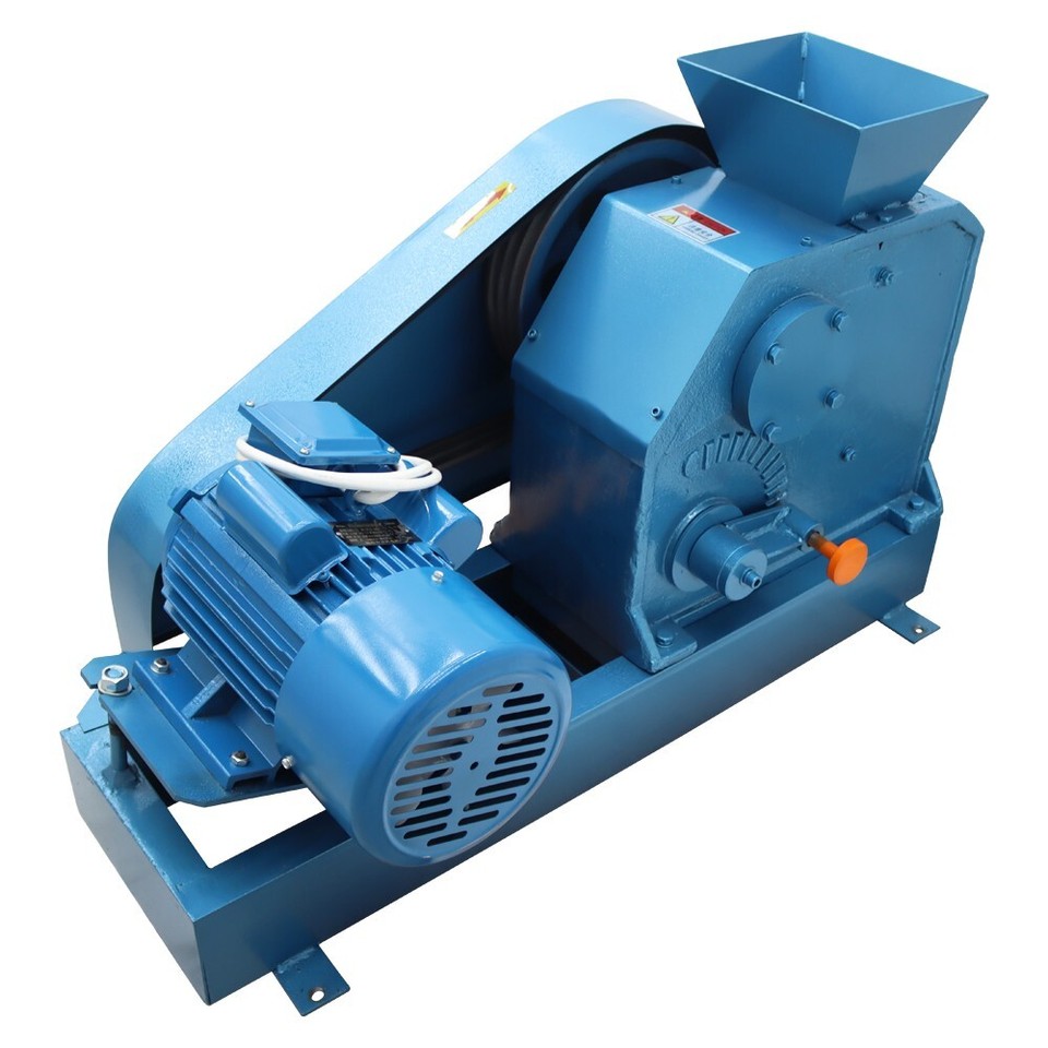 220V Jaw Crusher Electric Rock Ore Shatter Crushing Machine Output ...